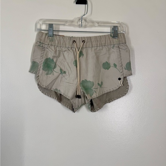 One Teaspoon | Shorts | One Teaspoon Tan And Green Leather Shorts With ...